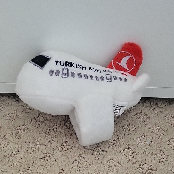 Toys | Turkish Airlines Plush Toy Airplane | Poshmark